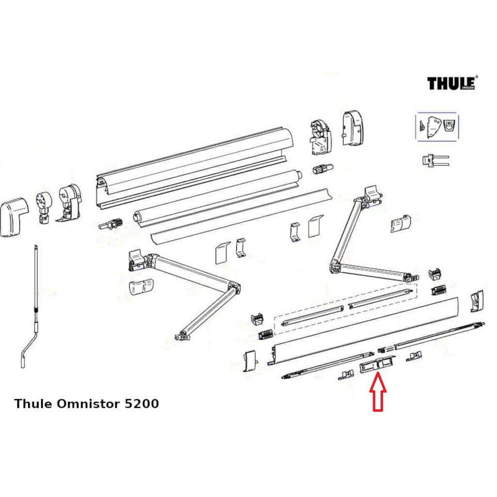 Thule Omnistor Feste for støtteben | GetCamping.no